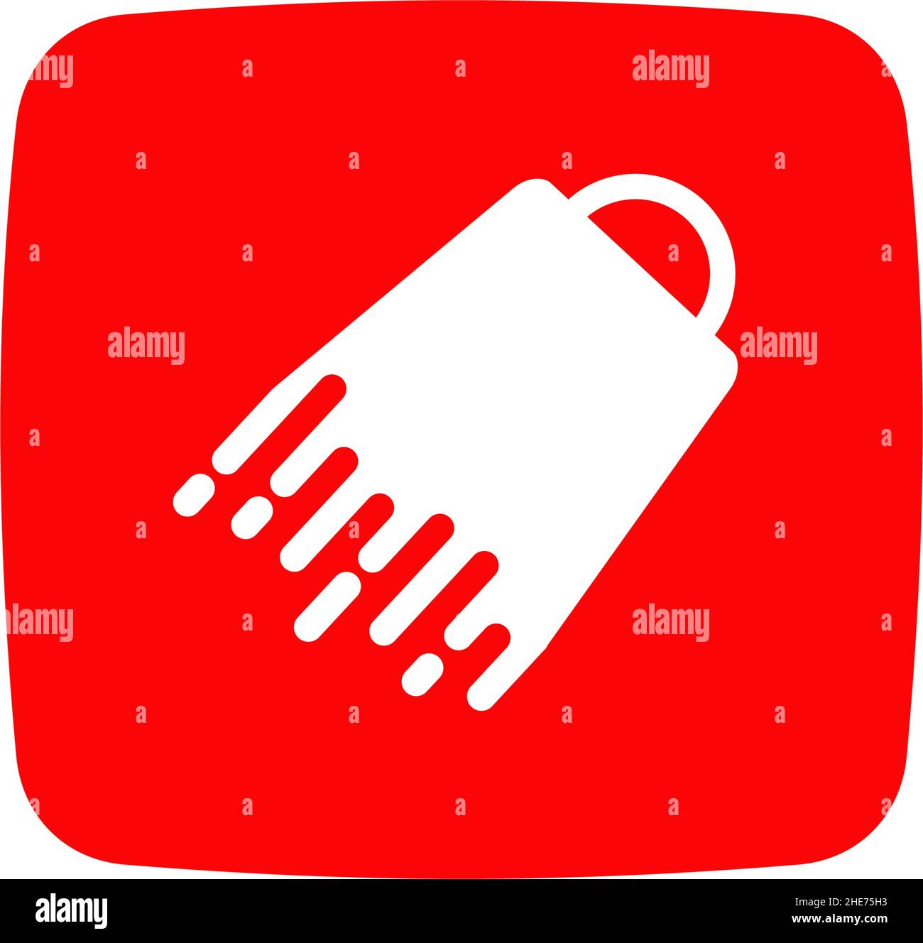 Online shopping app application vector logo design Stock Vector Image ...