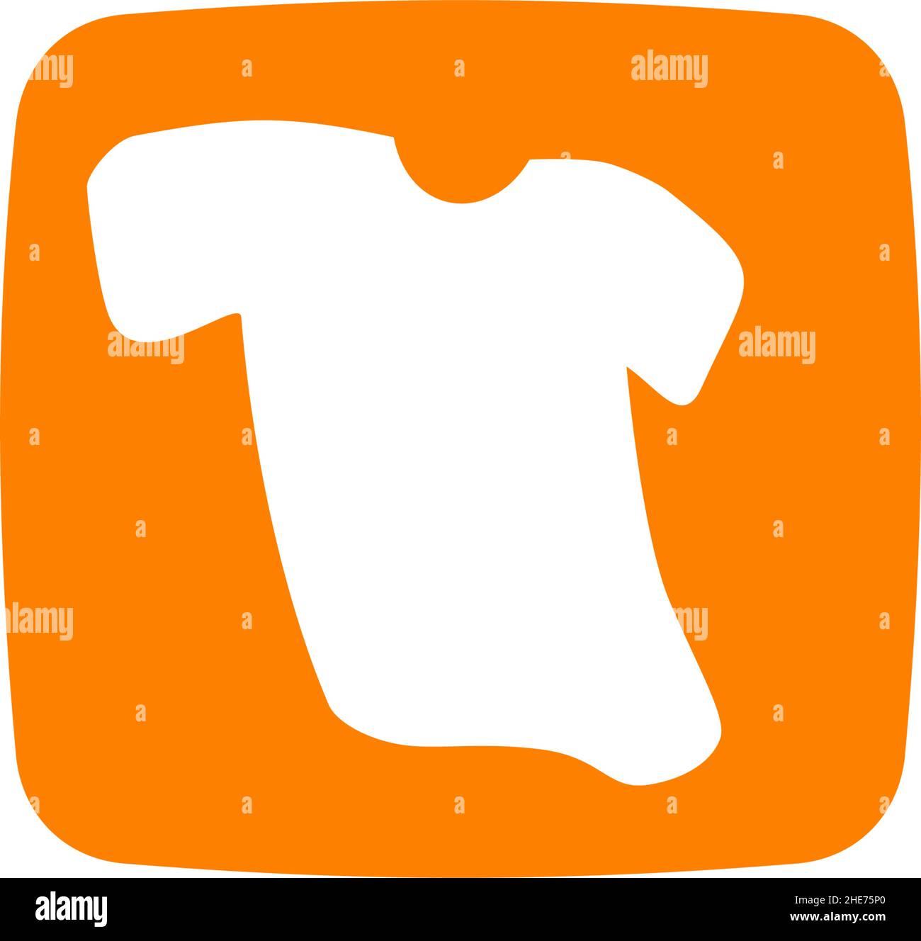 Online clothes laundry app application vector logo design Stock Vector ...