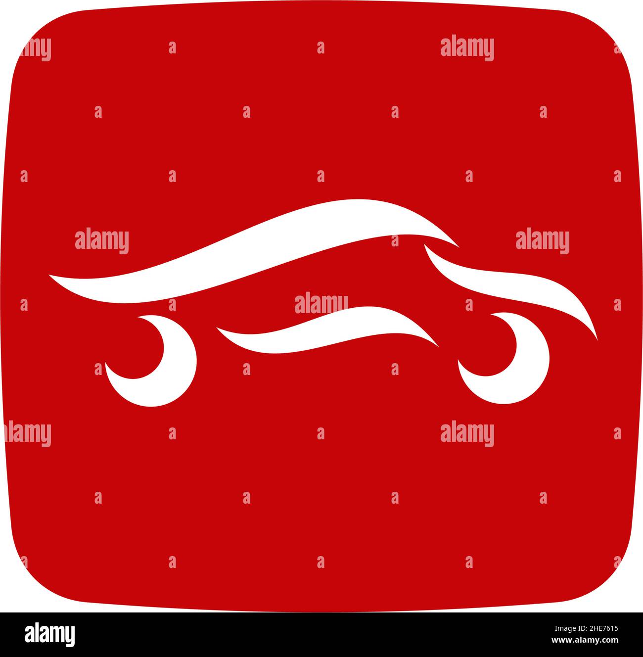 Online car dealer showroom app vector logo design Stock Vector Image ...