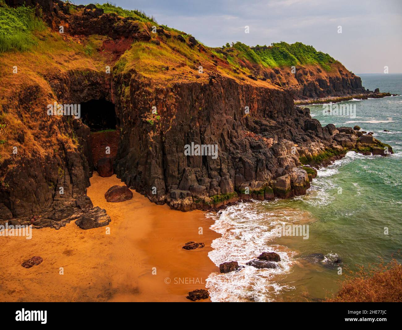 RATNAGIRI, INDIA - November 19, 2021 : Unidentified tourist enjoying at ...