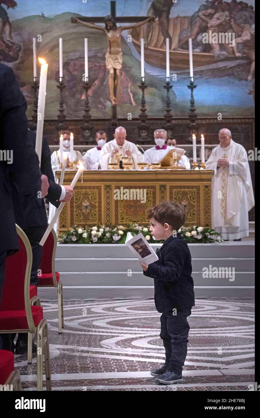 Vatican on the feast of the baptism hi-res stock photography and images ...