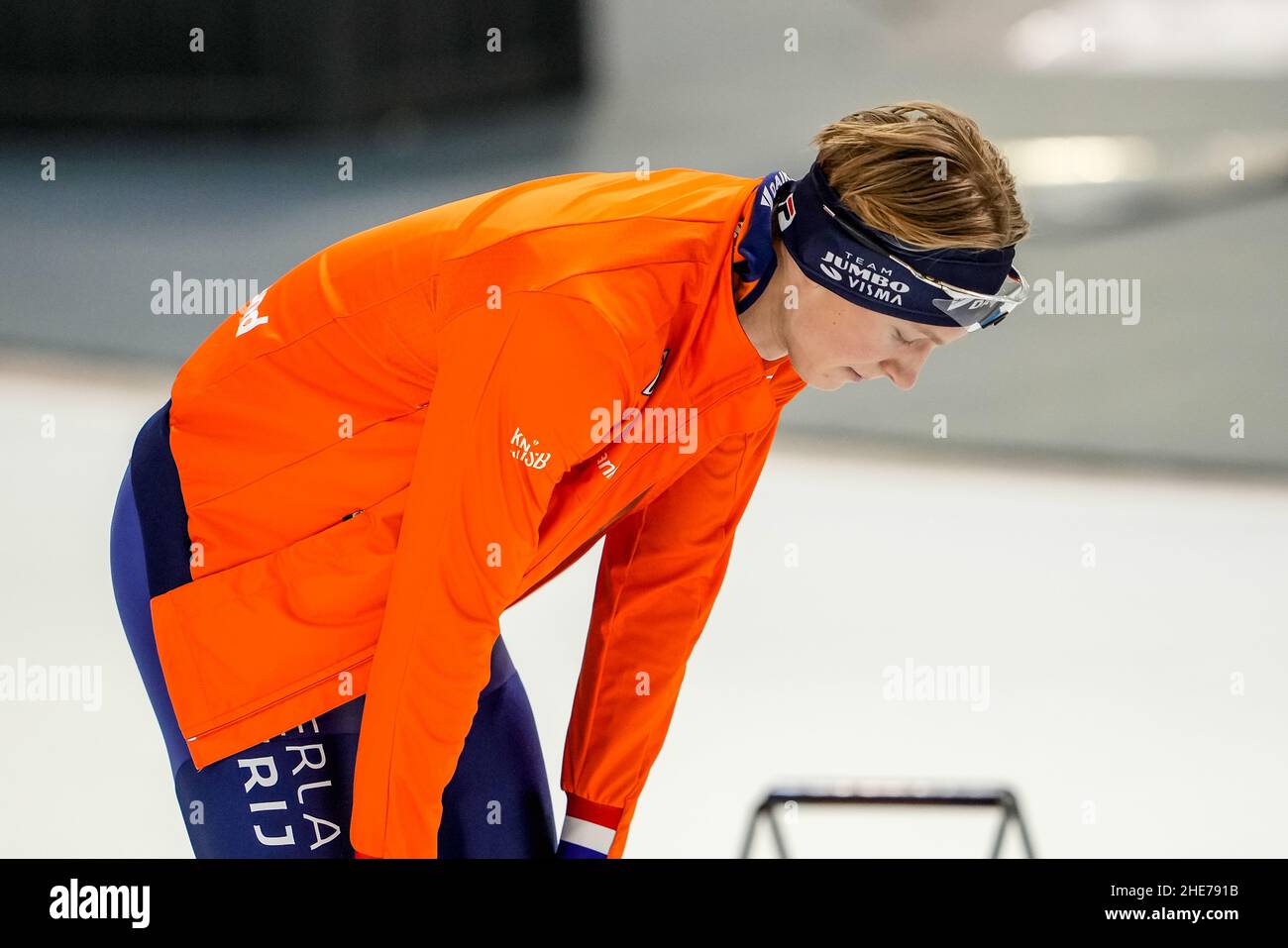 HEERENVEEN, NETHERLANDS - JANUARY 9: Merijn Scheperkamp of the ...
