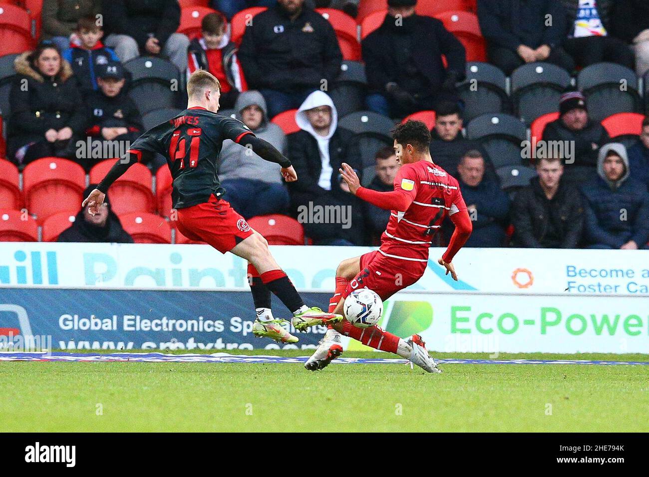 Eco-Power Stadium Doncaster, England - 8th January 2022 Cian Hayes (41 ...