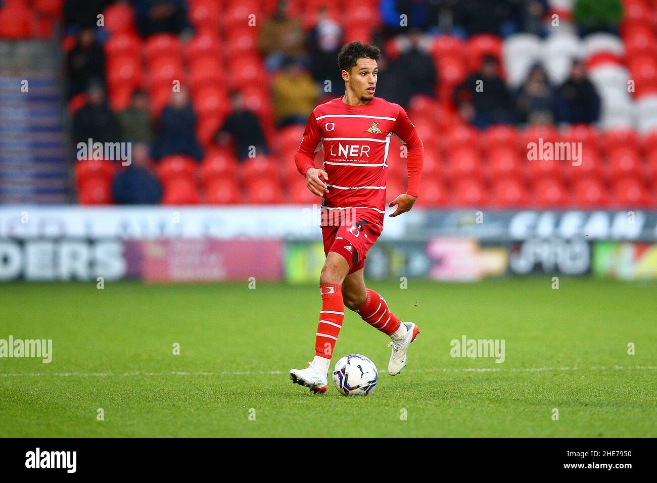 Eco-Power Stadium Doncaster, England - 8th January 2022 Kyle Knoyle (2 ...