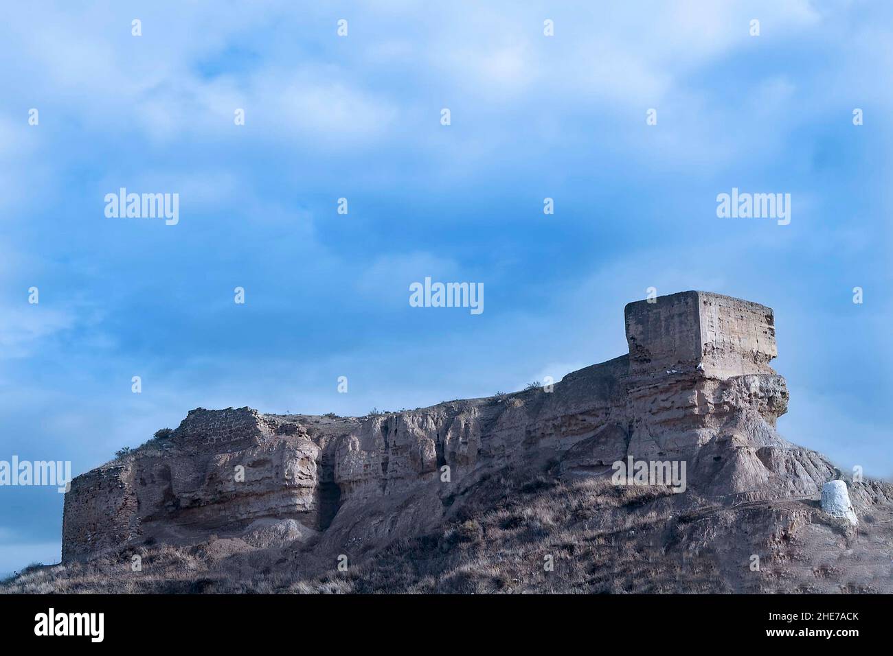 Bacor Oliva Castle in Guadix, Granada Stock Photo - Alamy