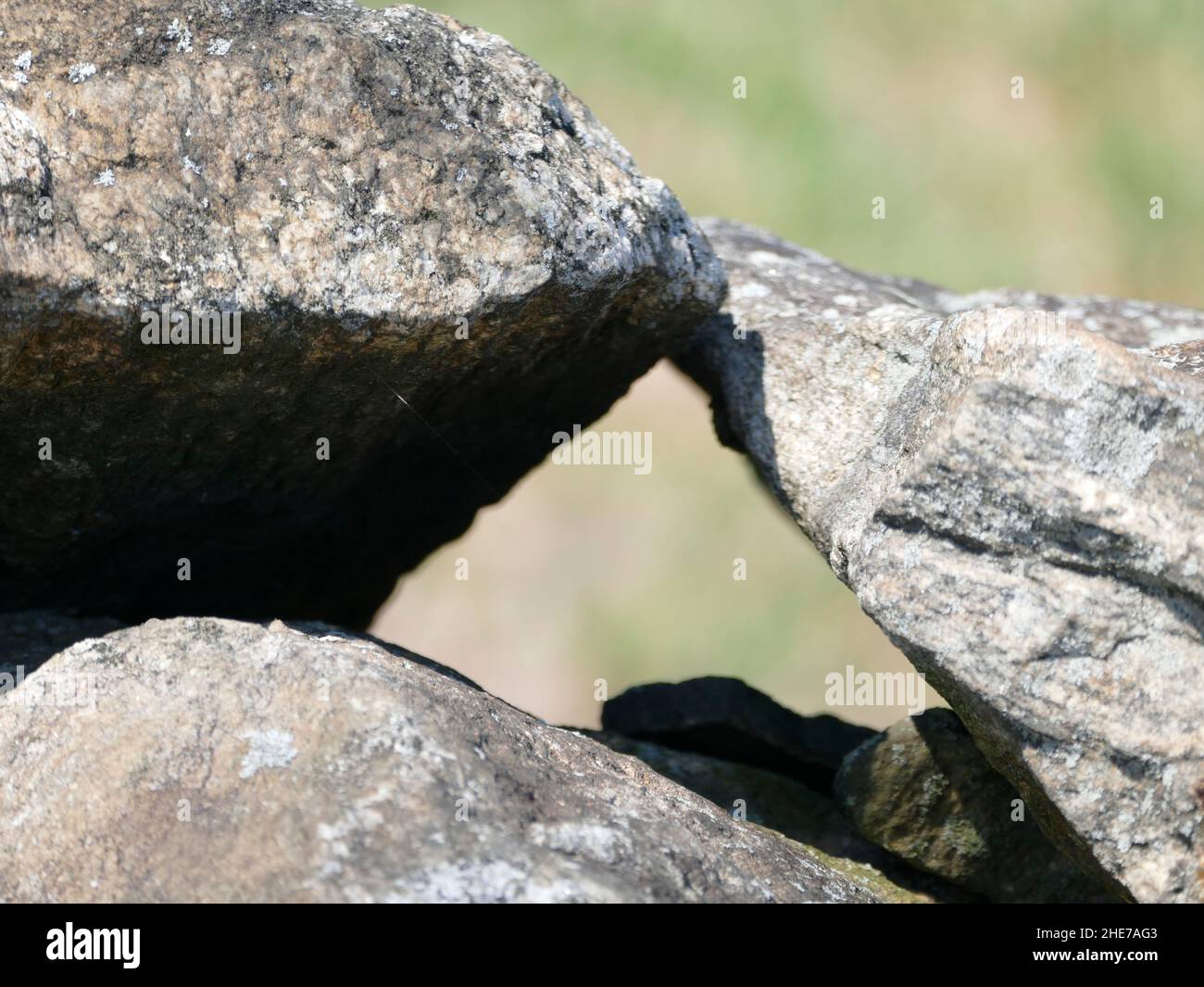 A Close Up Photograph of Gray Rocks Leaning and Balancing Against Each ...