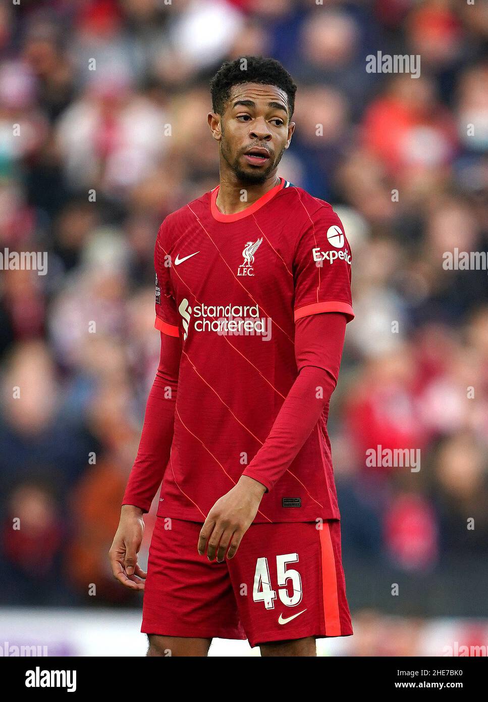 Liverpool's Elijah Dixon-Bonner during the Emirates FA Cup third round ...