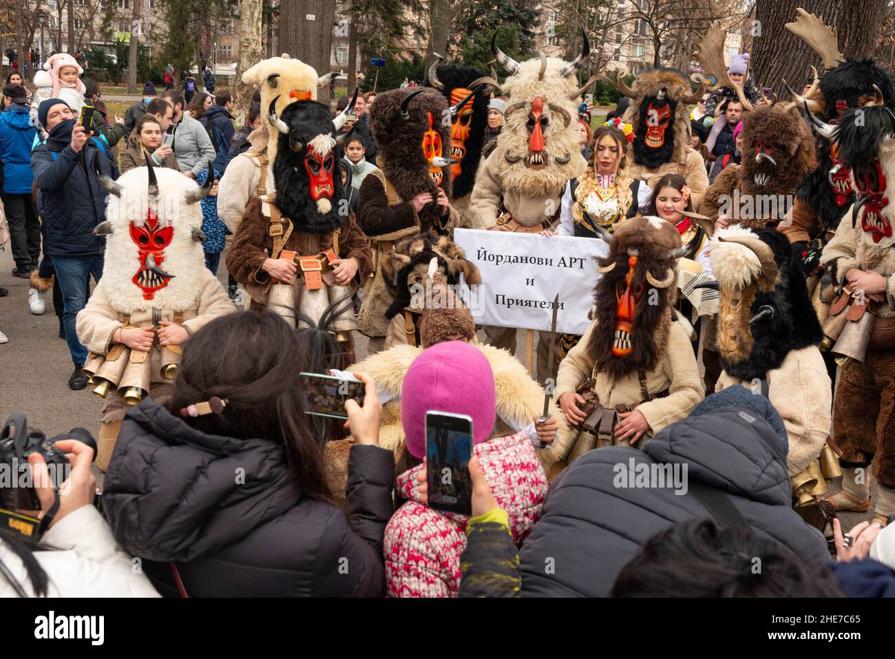 The kukeri festival in bulgaria hi-res stock photography and images - Alamy