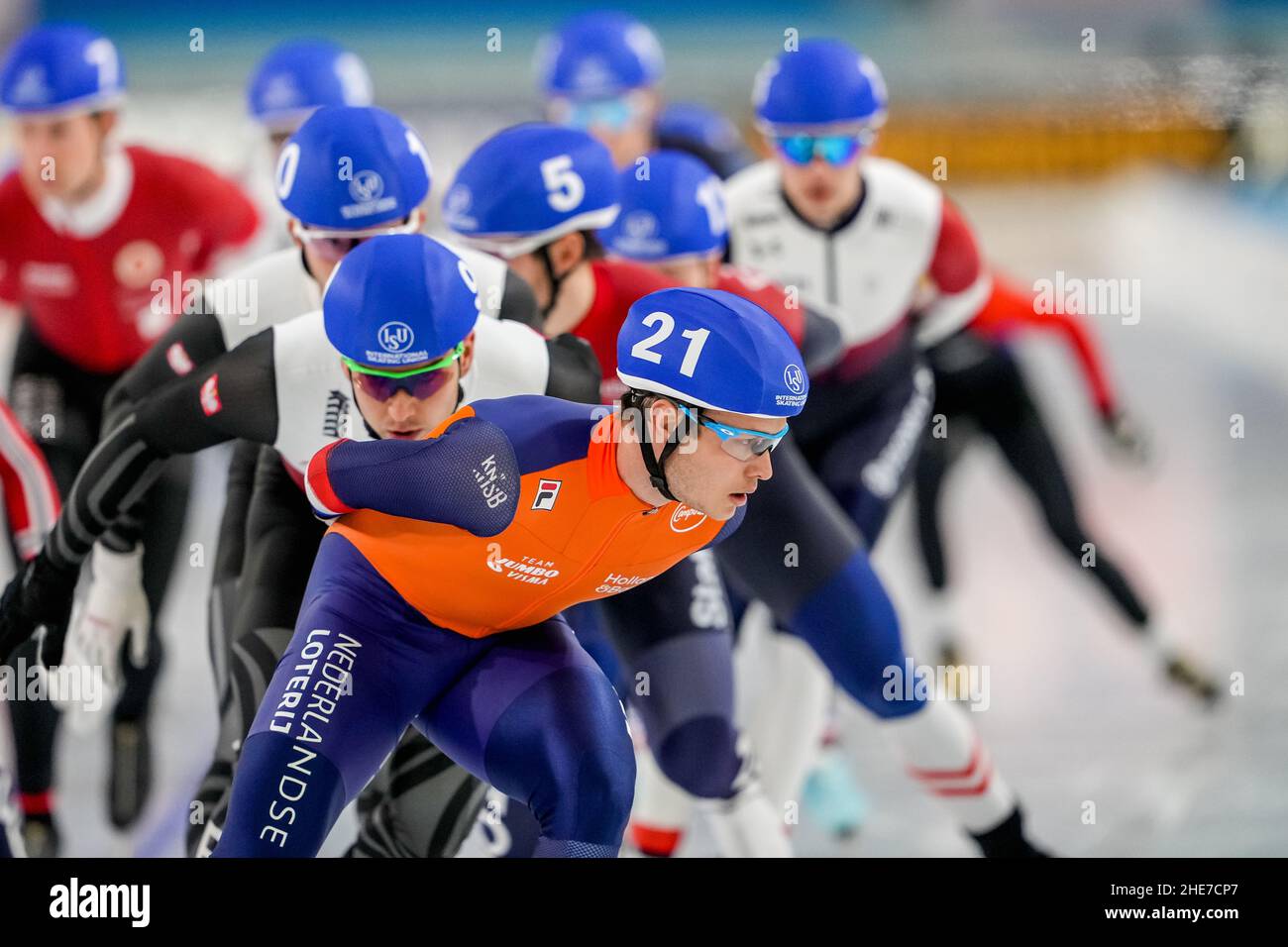 HEERENVEEN, NETHERLANDS - JANUARY 9: Marcel Bosker of the Netherlands ...