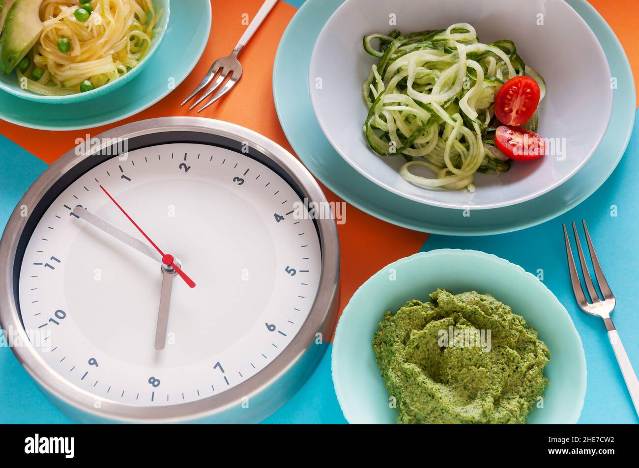 Alarm clock, Spiral Fresh Cucumber, Vegetable Marrow Spaghetti ...