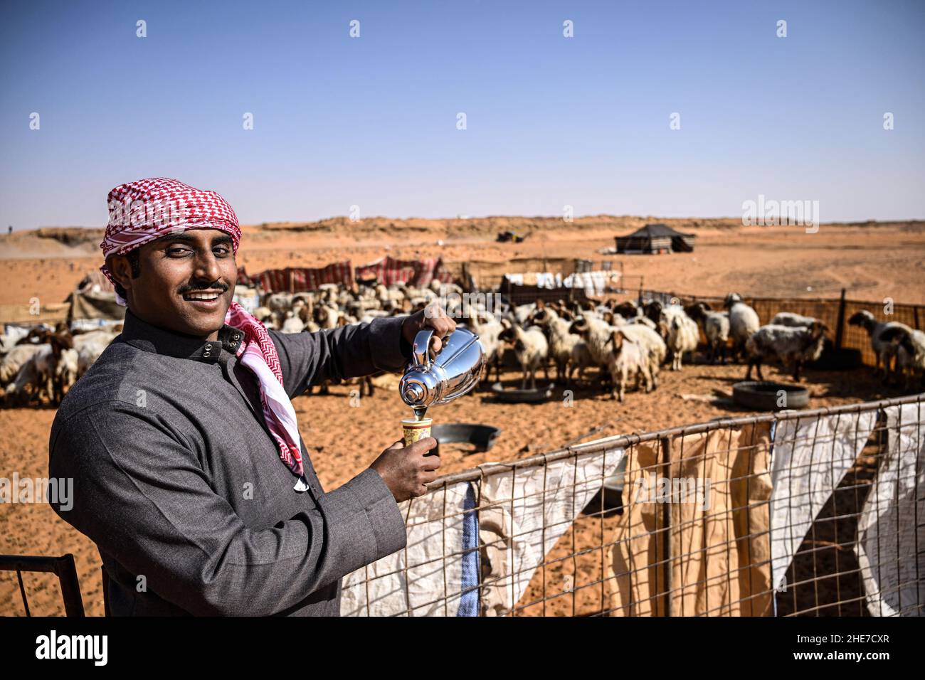 Ambience during the Stage 7 of the Dakar Rally 2022 between Riyadh and ...