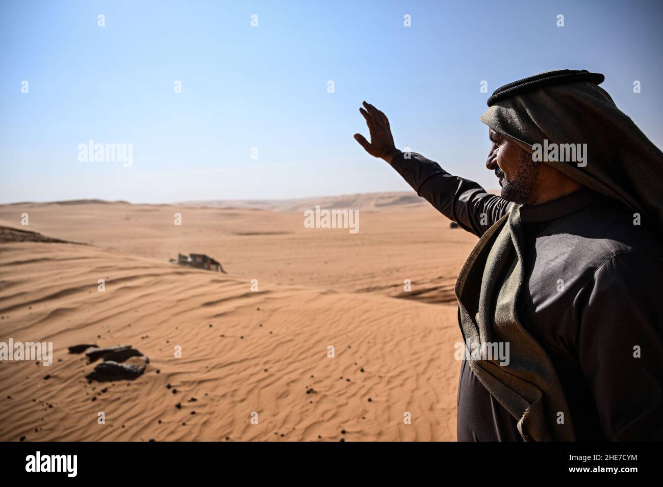 Ambience during the Stage 7 of the Dakar Rally 2022 between Riyadh and ...