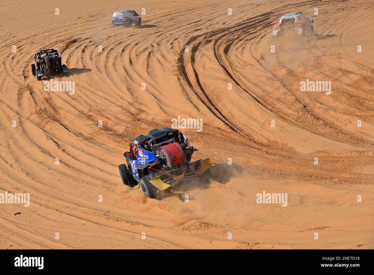 Ambience during the Stage 7 of the Dakar Rally 2022 between Riyadh and ...