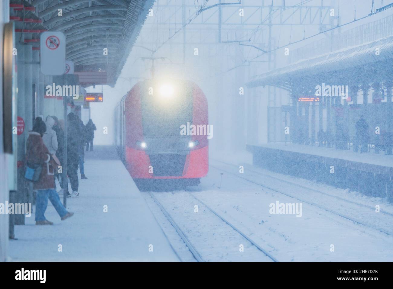 Highspeed train approaches station hi-res stock photography and images ...