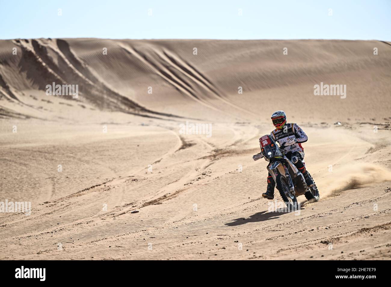 during the Stage 7 of the Dakar Rally 2022 between Riyadh and Al ...