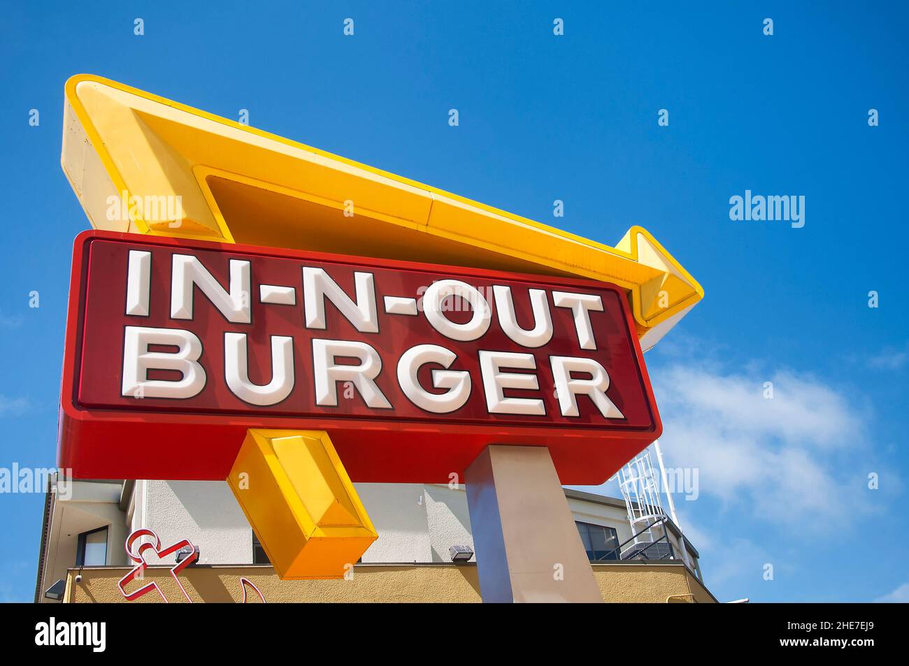 In n out burger sign hi-res stock photography and images - Alamy
