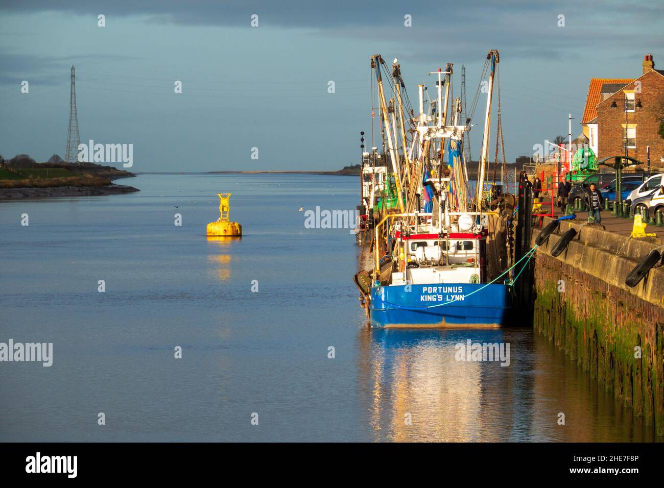 Side Trawlers, fishing fleet, Kings Lynn Stock Photo - Alamy