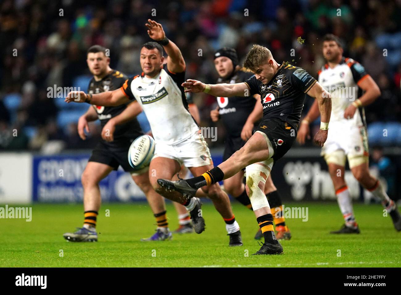 Wasps' Charlie Atkinson during the Gallagher Premiership match at ...