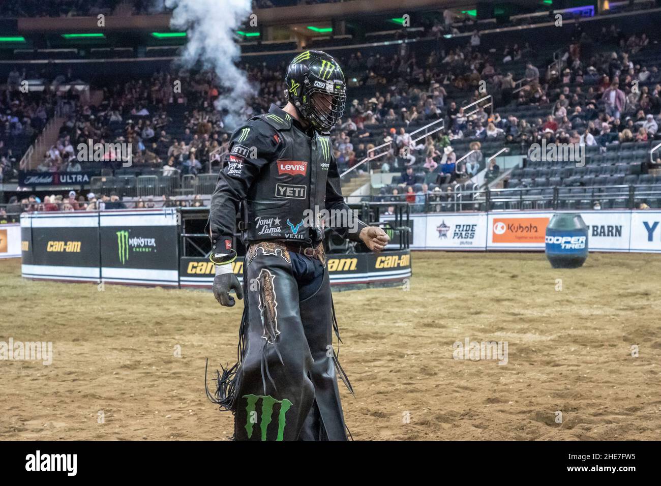 NEW YORK, NY - JANUARY 07: Cole Teel rides After Midnight during the ...
