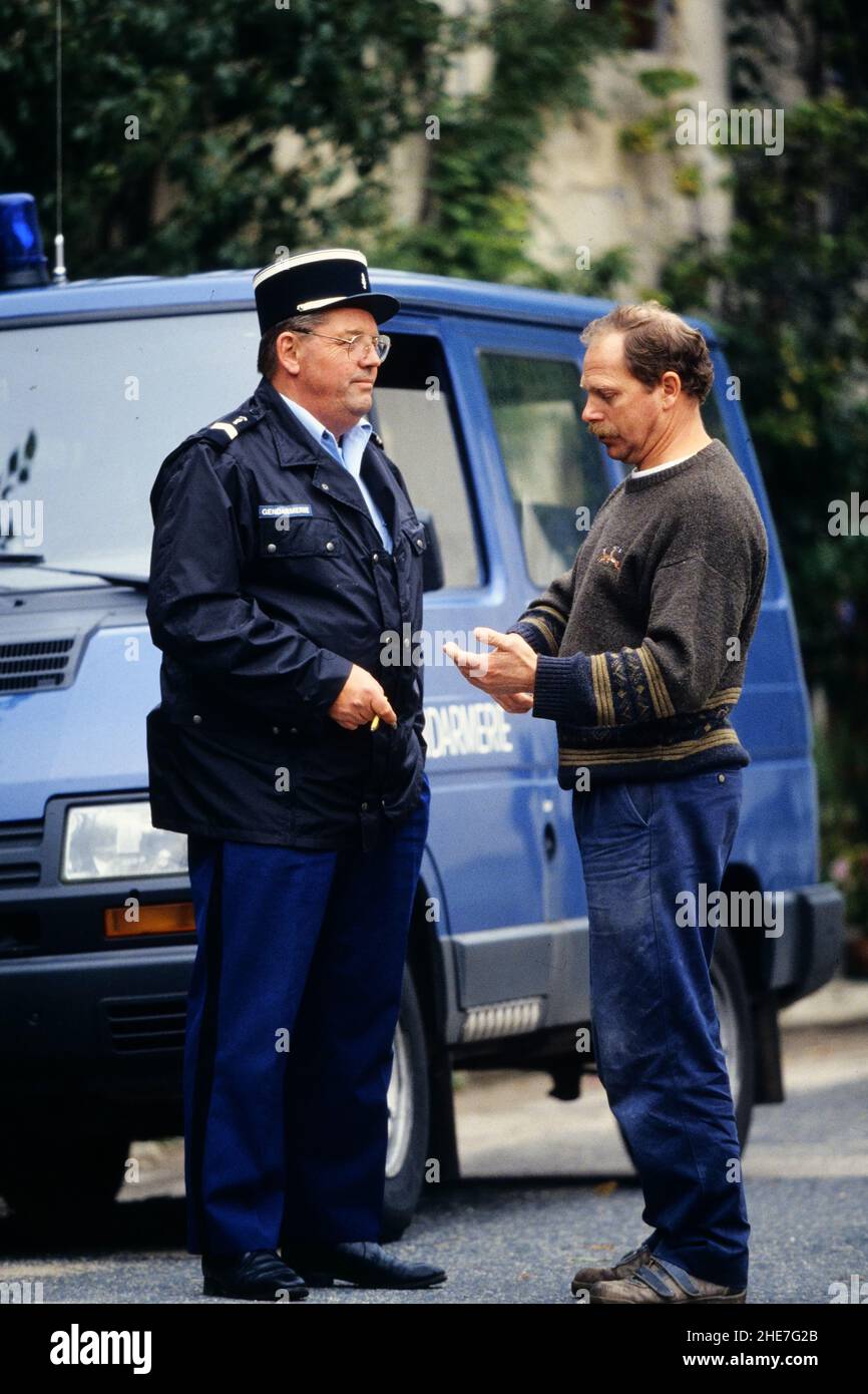Archives 90ies: Provincial France, general illustration Stock Photo - Alamy