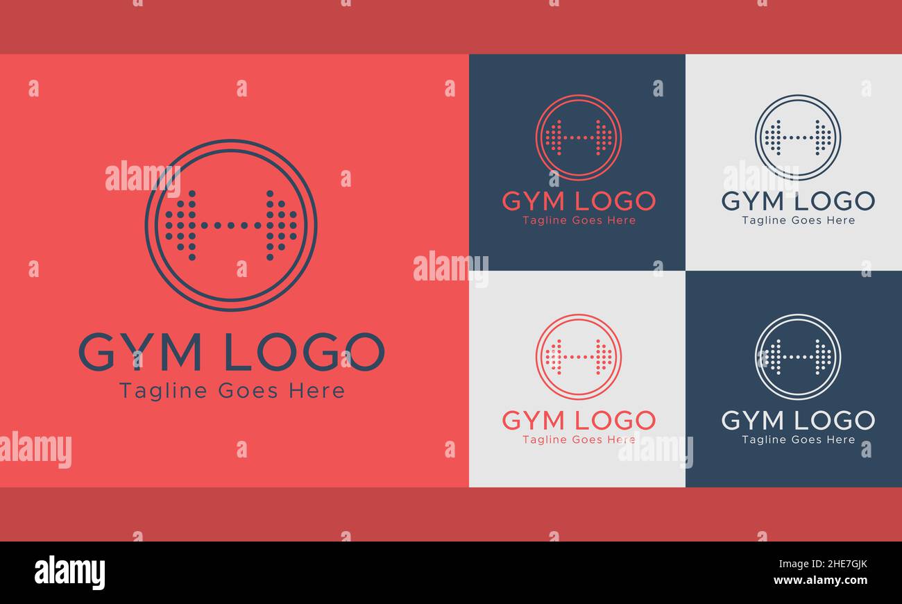 Modern gym business vector vectors hi-res stock photography and images ...