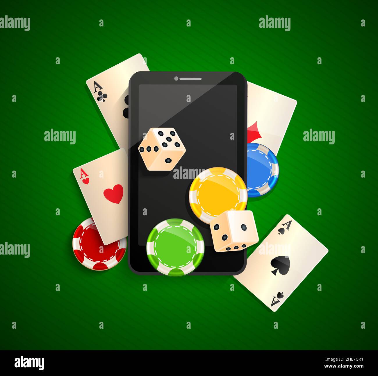 Poker club online tournament Stock Vector Images - Alamy