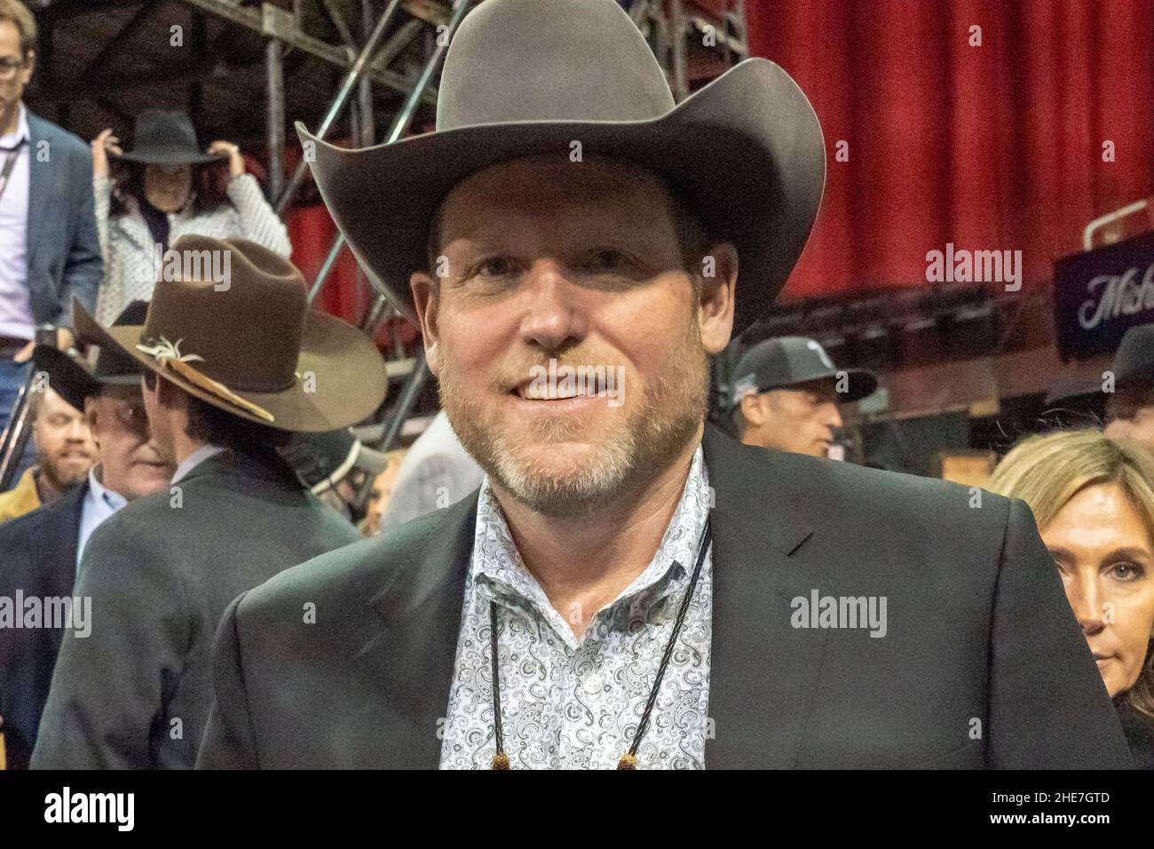 NEW YORK, NY - JANUARY 07: Professional Bull Riders CEO and ...
