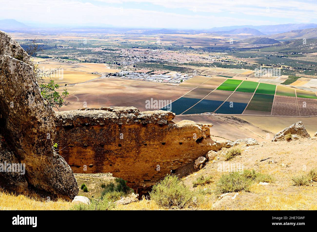 Askar or Huescar Castle, Granada Stock Photo - Alamy