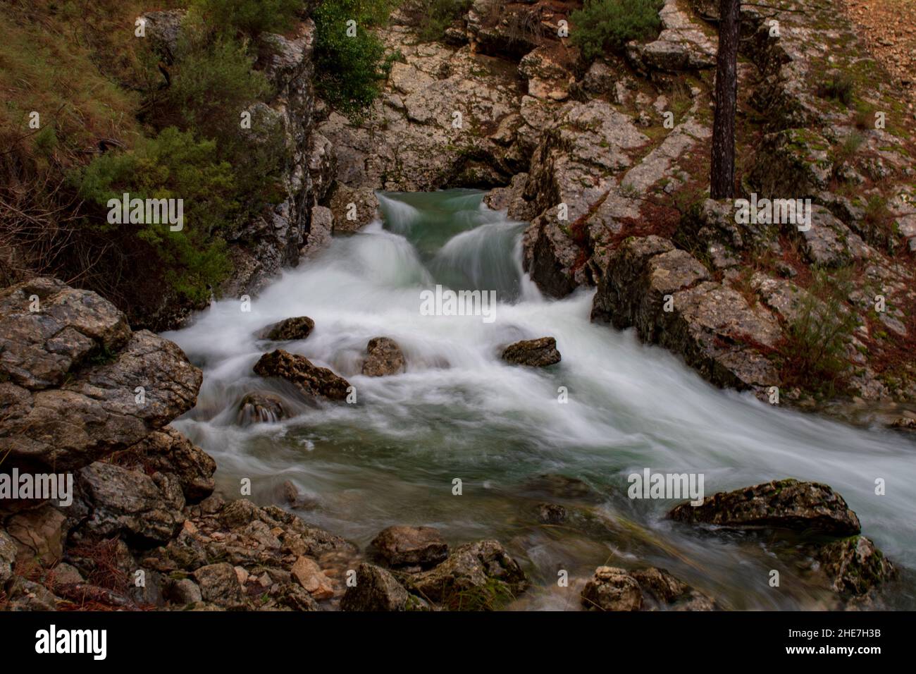 Source of the Guardal River in Huescar, Granada Stock Photo - Alamy