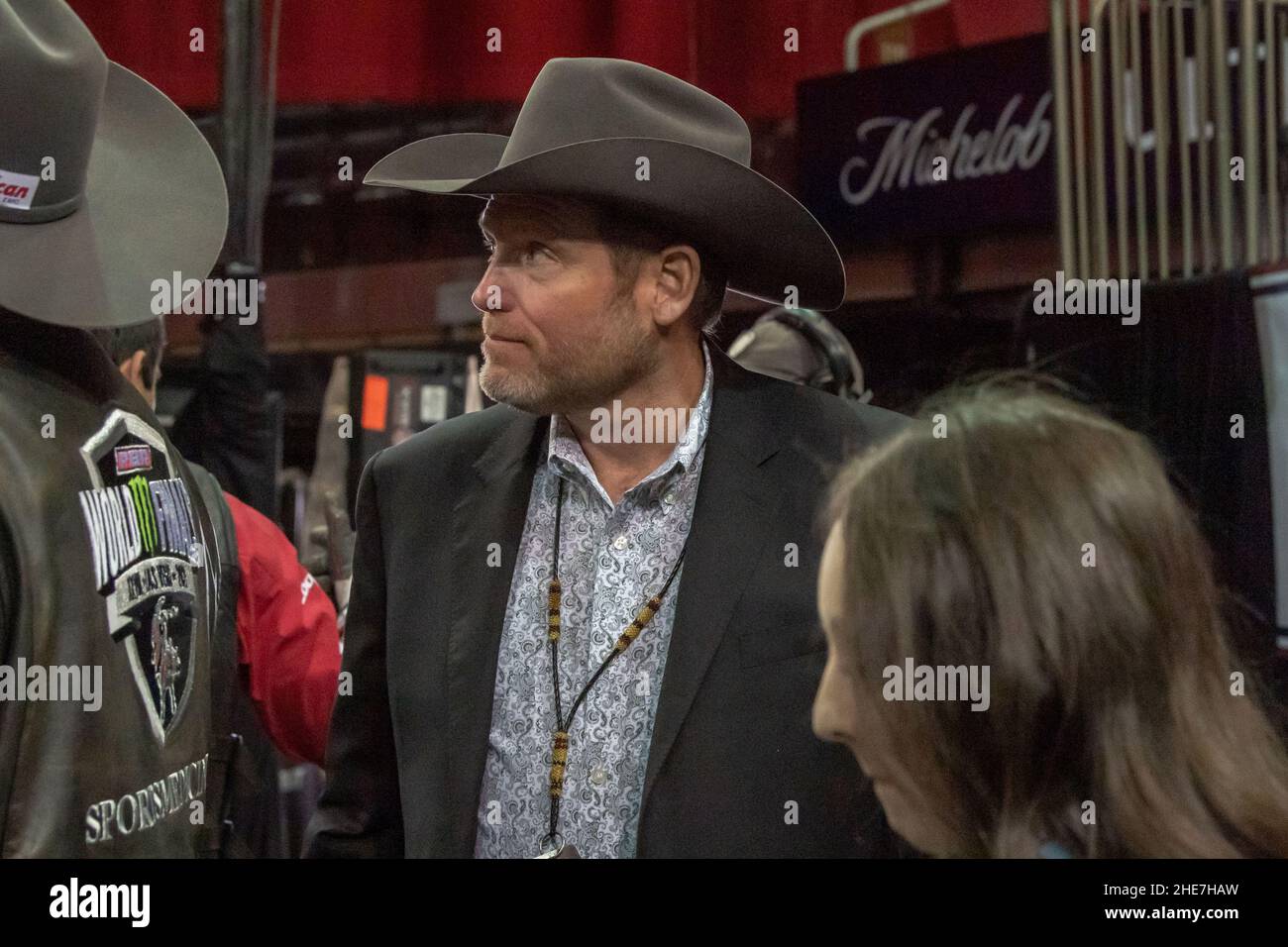 NEW YORK, NY - JANUARY 07: Professional Bull Riders CEO and ...