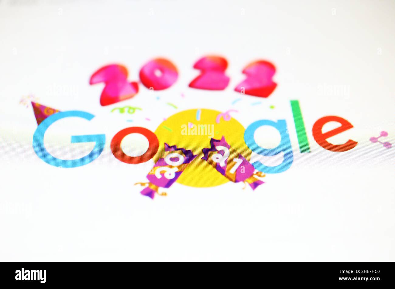 2022 google logo hi-res stock photography and images - Alamy