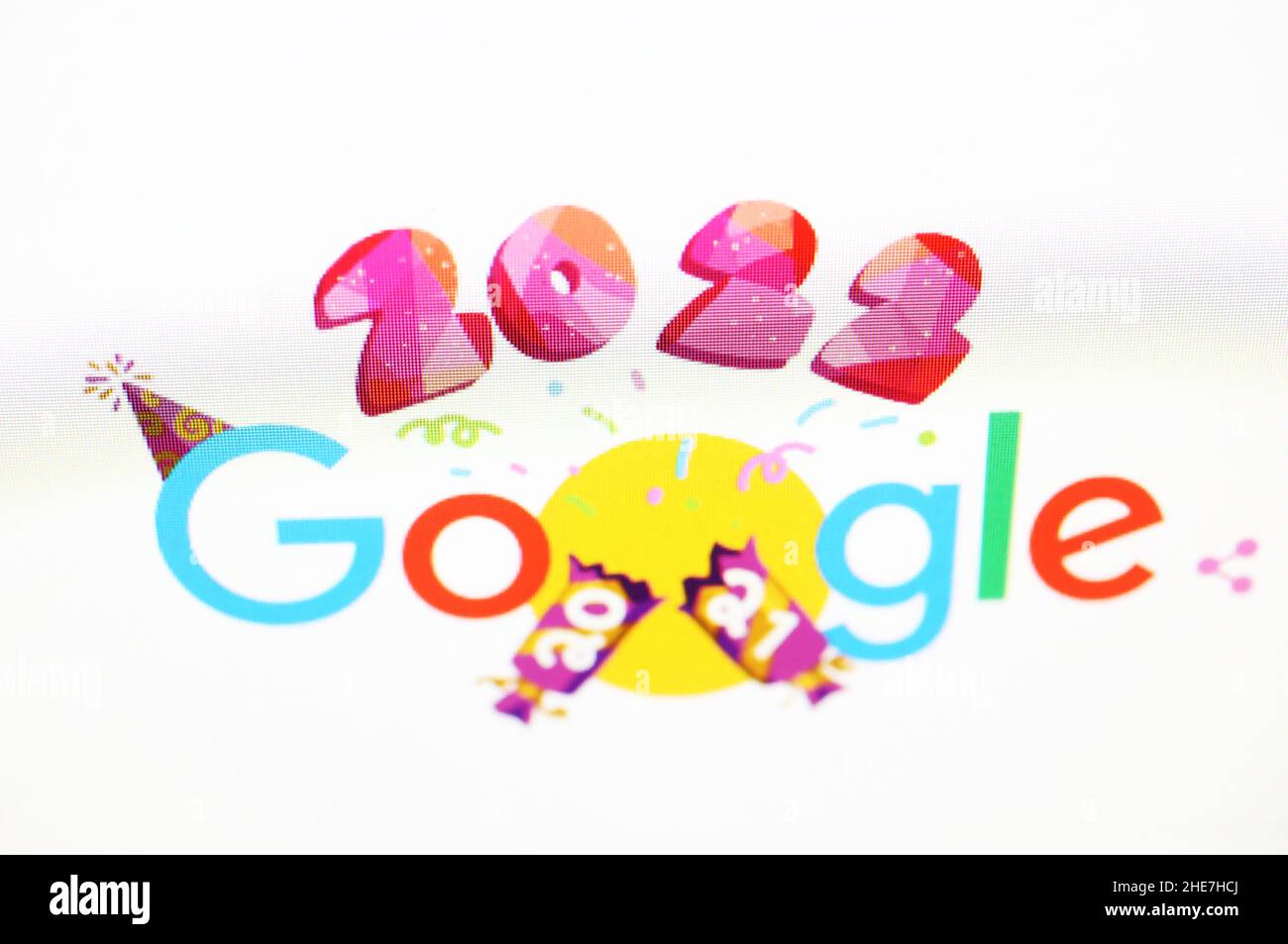 2022 google logo hi-res stock photography and images - Alamy
