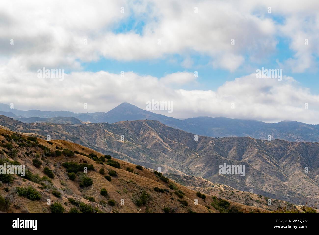 Mountain landscape of Catalina Island at California Stock Photo - Alamy