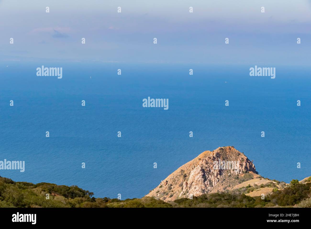 Mountain landscape of Catalina Island at California Stock Photo - Alamy