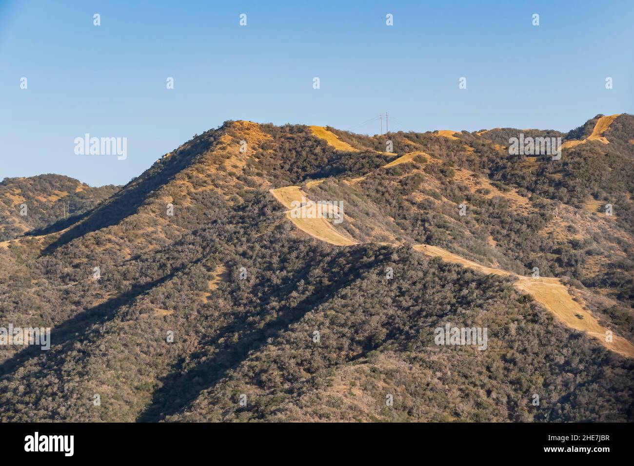 Mountain landscape of Catalina Island at California Stock Photo - Alamy