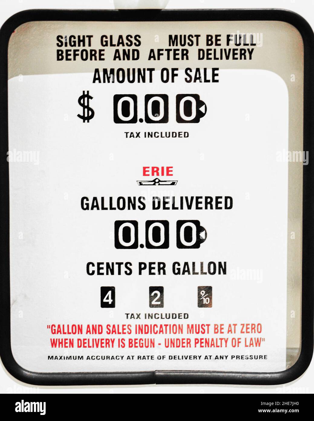 Signboard for gallons sales and delivery Stock Photo - Alamy