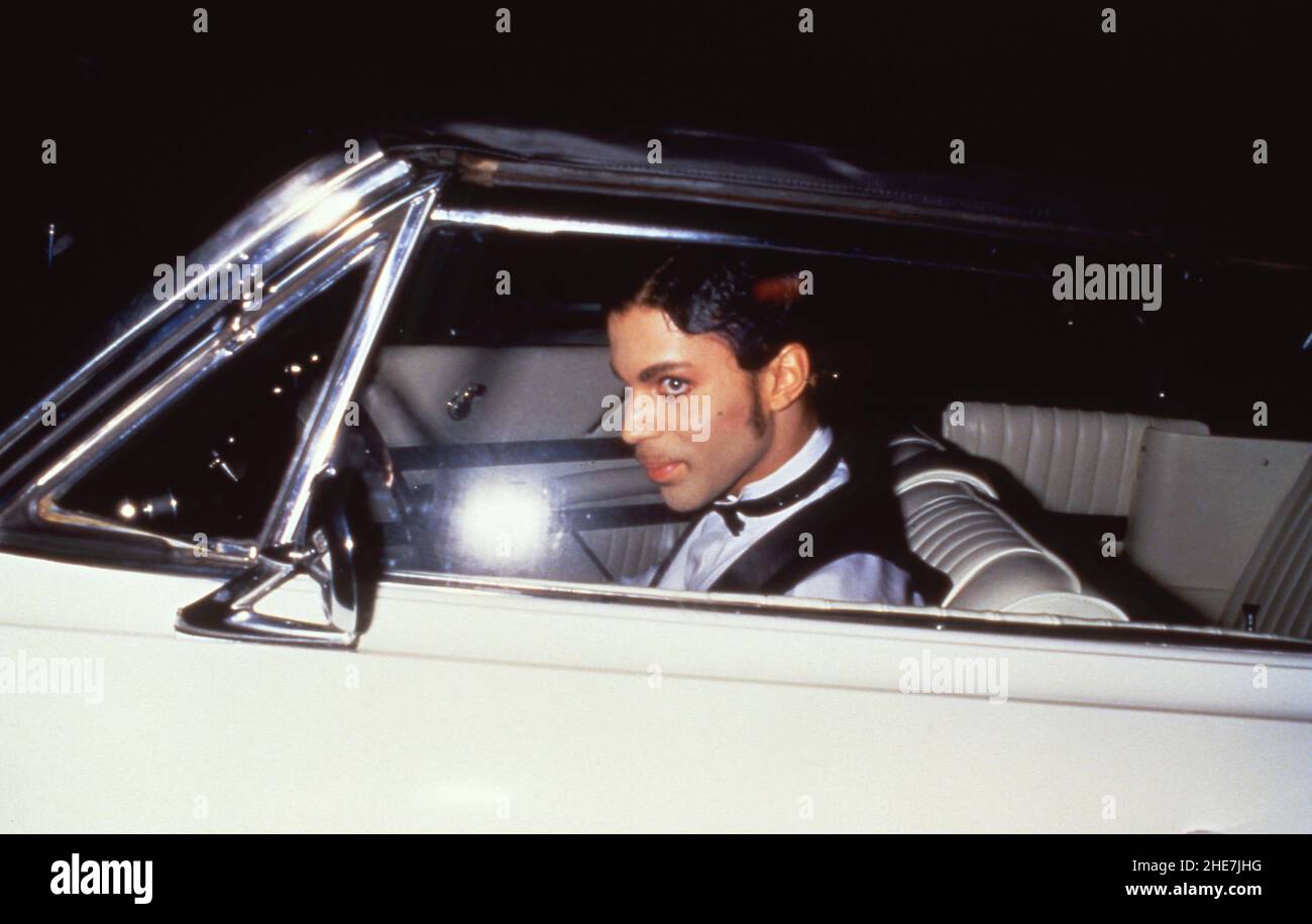 Prince 1986 Credit: Ralph Dominguez/MediaPunch Stock Photo - Alamy