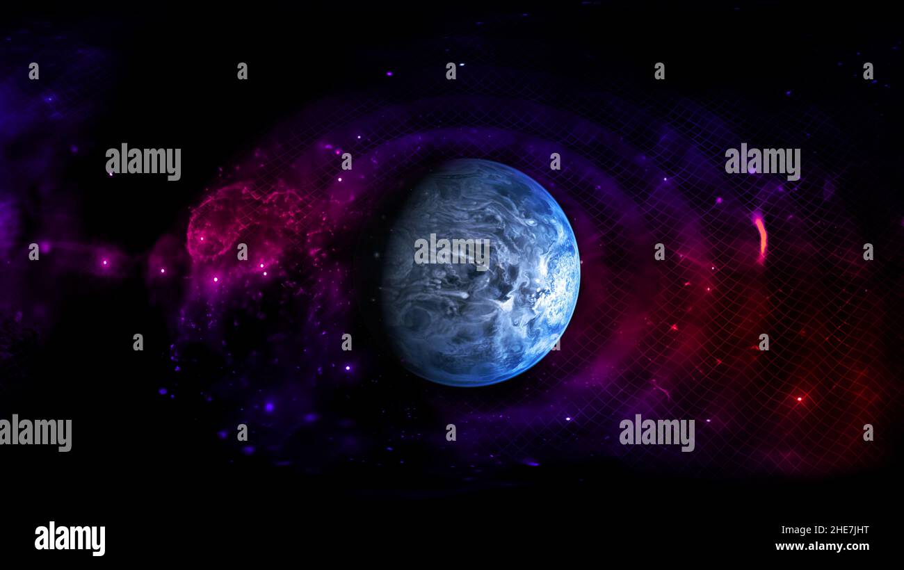 Alien planet in space. Elements of this image furnished by NASA Stock ...