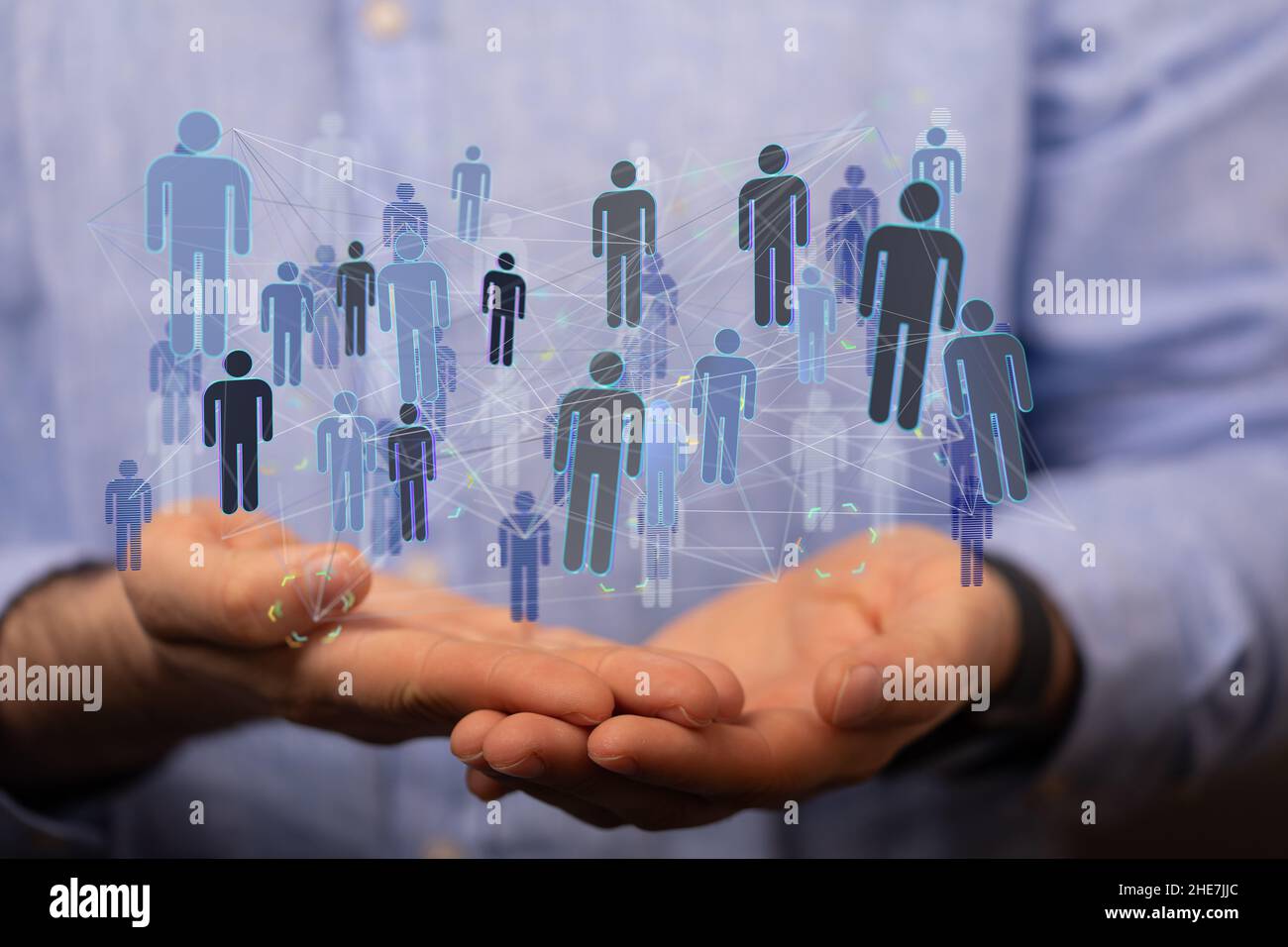 Male hand drawing organization chart with team networking concept Stock ...