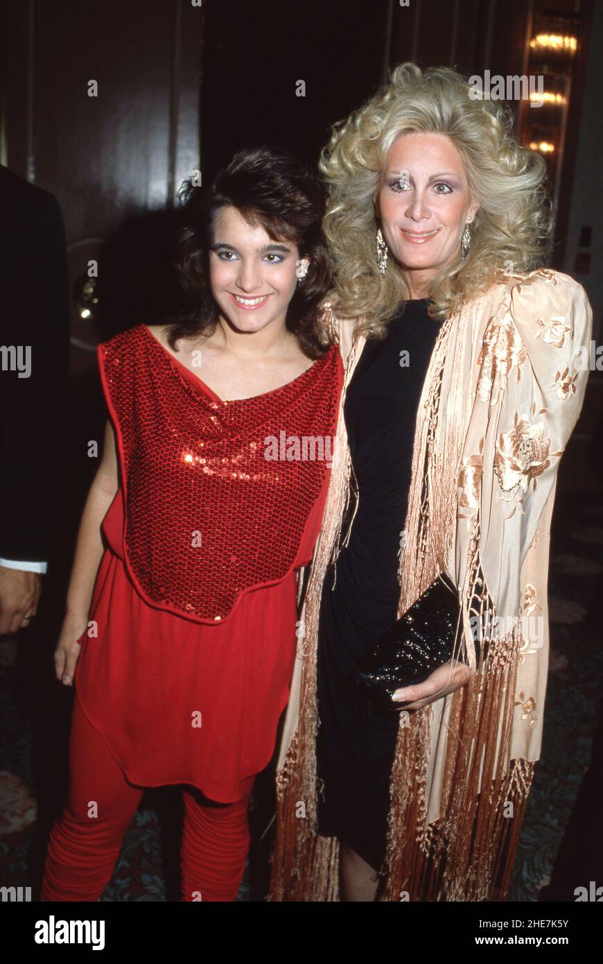 Danielle Brisebois and Joan Van Ark Circa 1980's Credit: Ralph ...