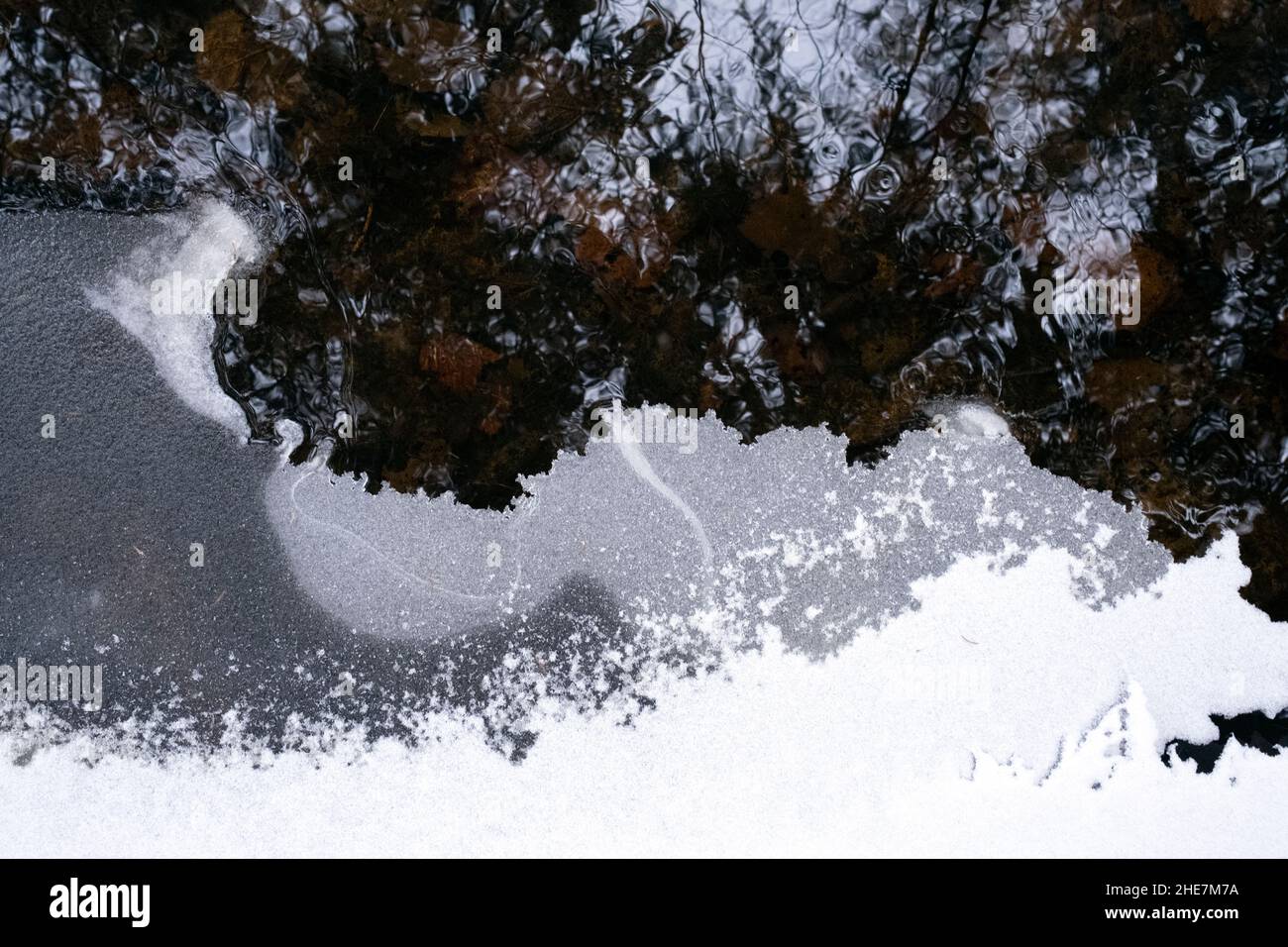 River ice layers hi-res stock photography and images - Alamy
