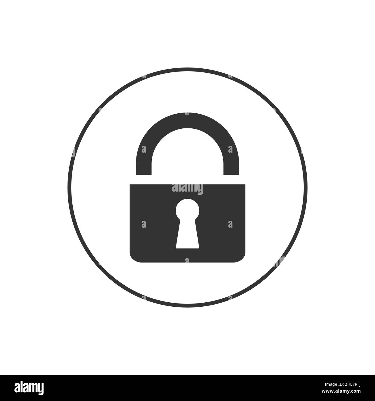 Padlock related glyph vector icon Stock Vector Image & Art - Alamy