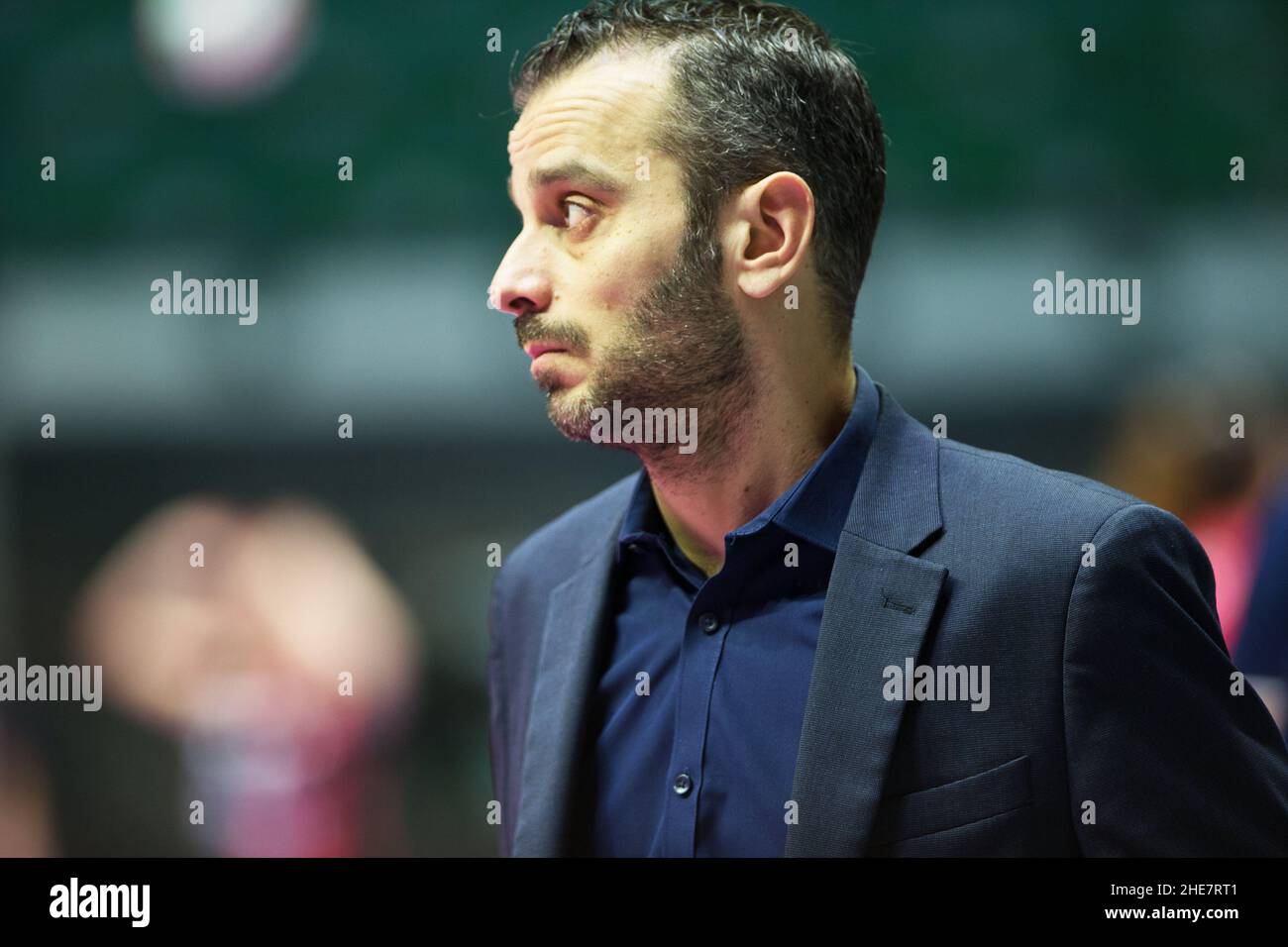 Arena di Monza, Monza (MB), Italy, January 09, 2022, Head coach Marco ...