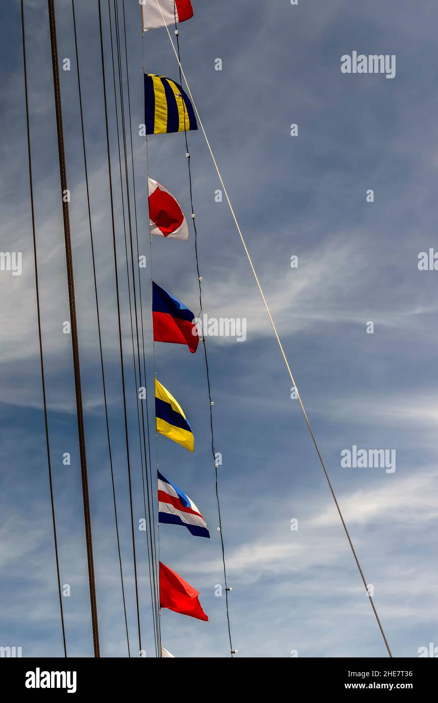 Nautical Flag Border