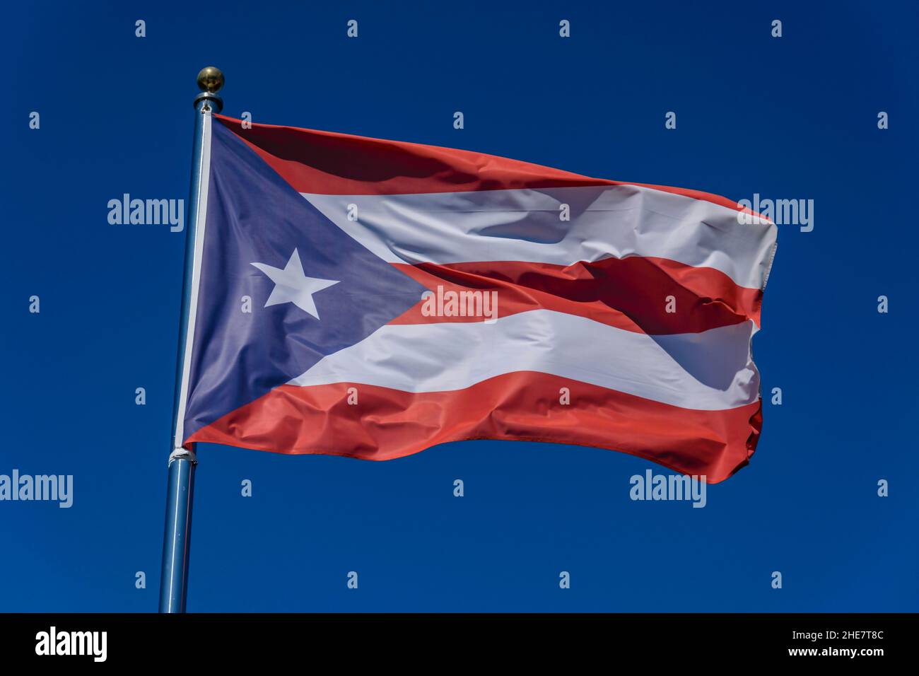 Puerto rico flag world porto hi-res stock photography and images - Alamy