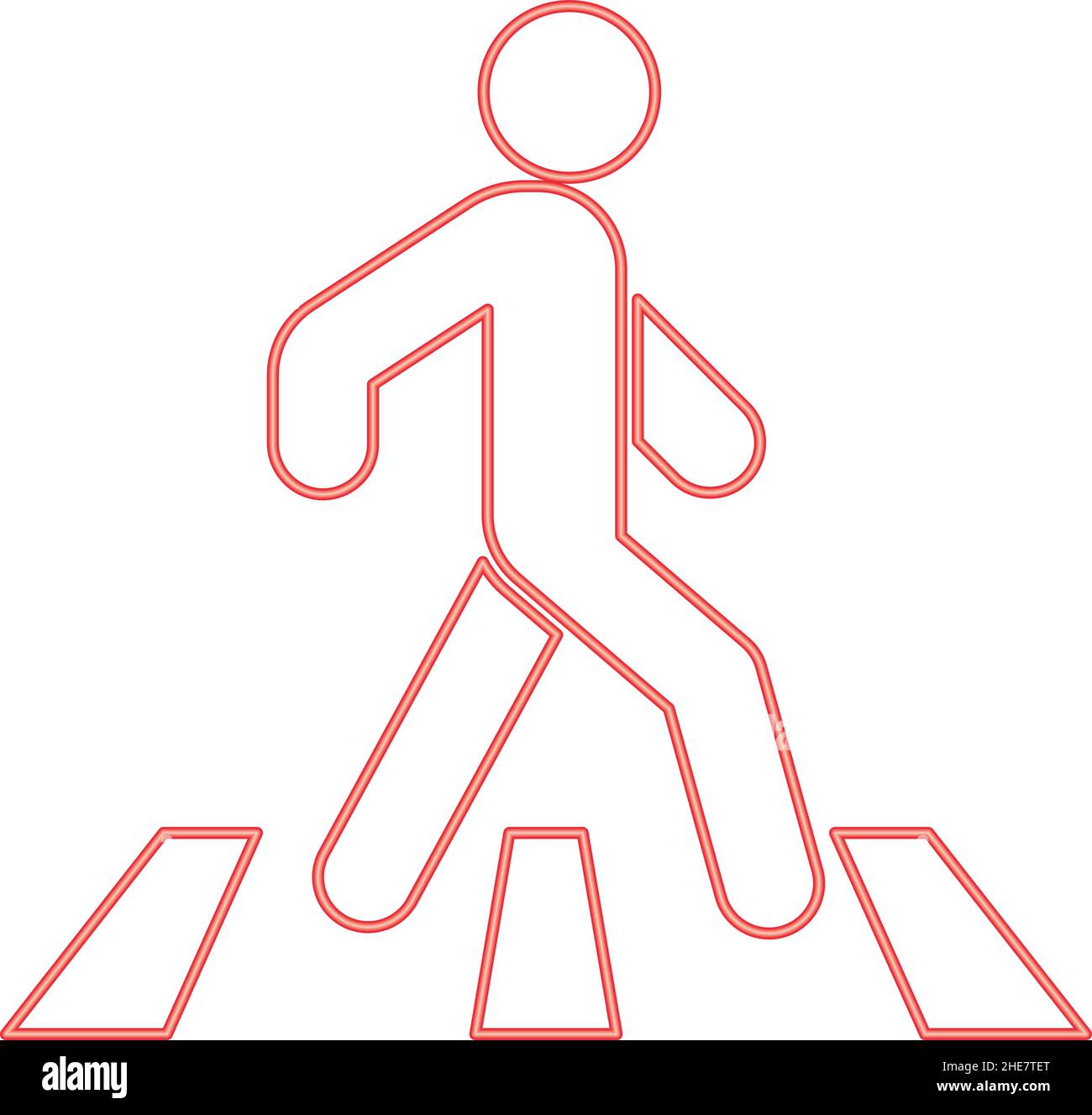Pedestrian way Stock Vector Images - Alamy