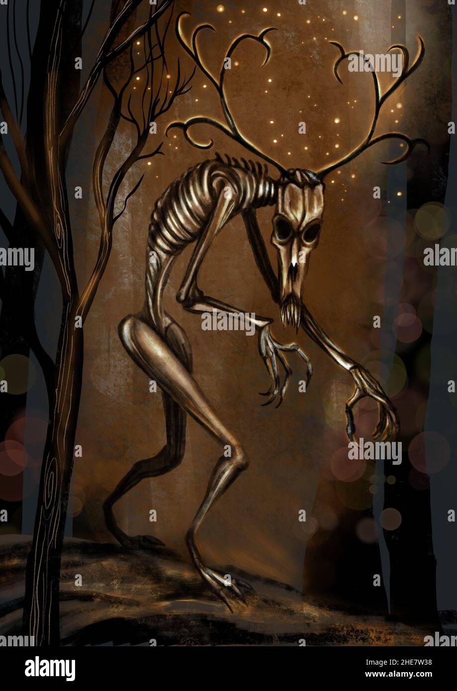 Cannibal illustration hi-res stock photography and images - Alamy