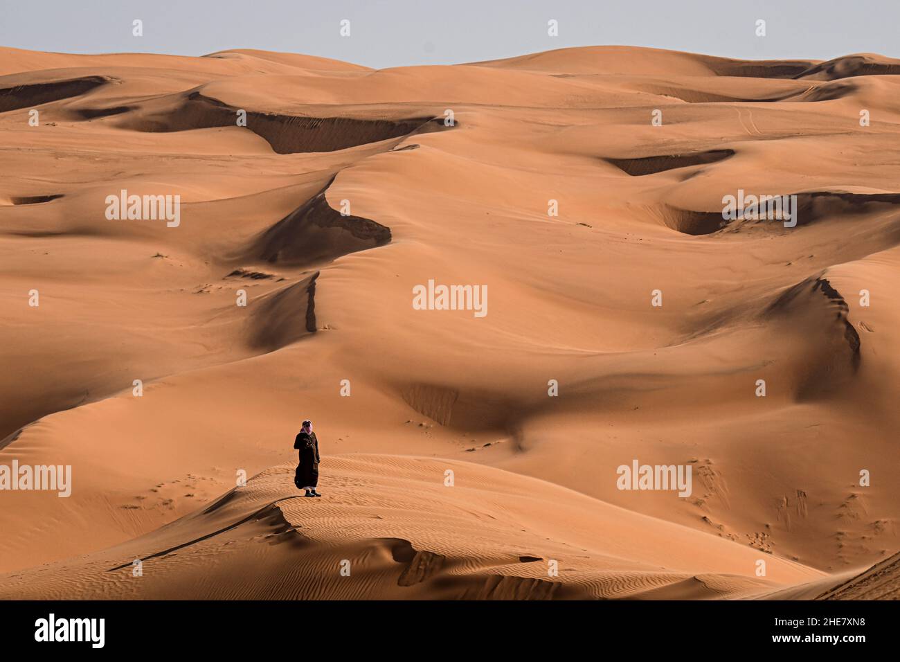 Al Dawadimi, Arabie Saoudite. 09th Jan, 2022. Landscape during the ...