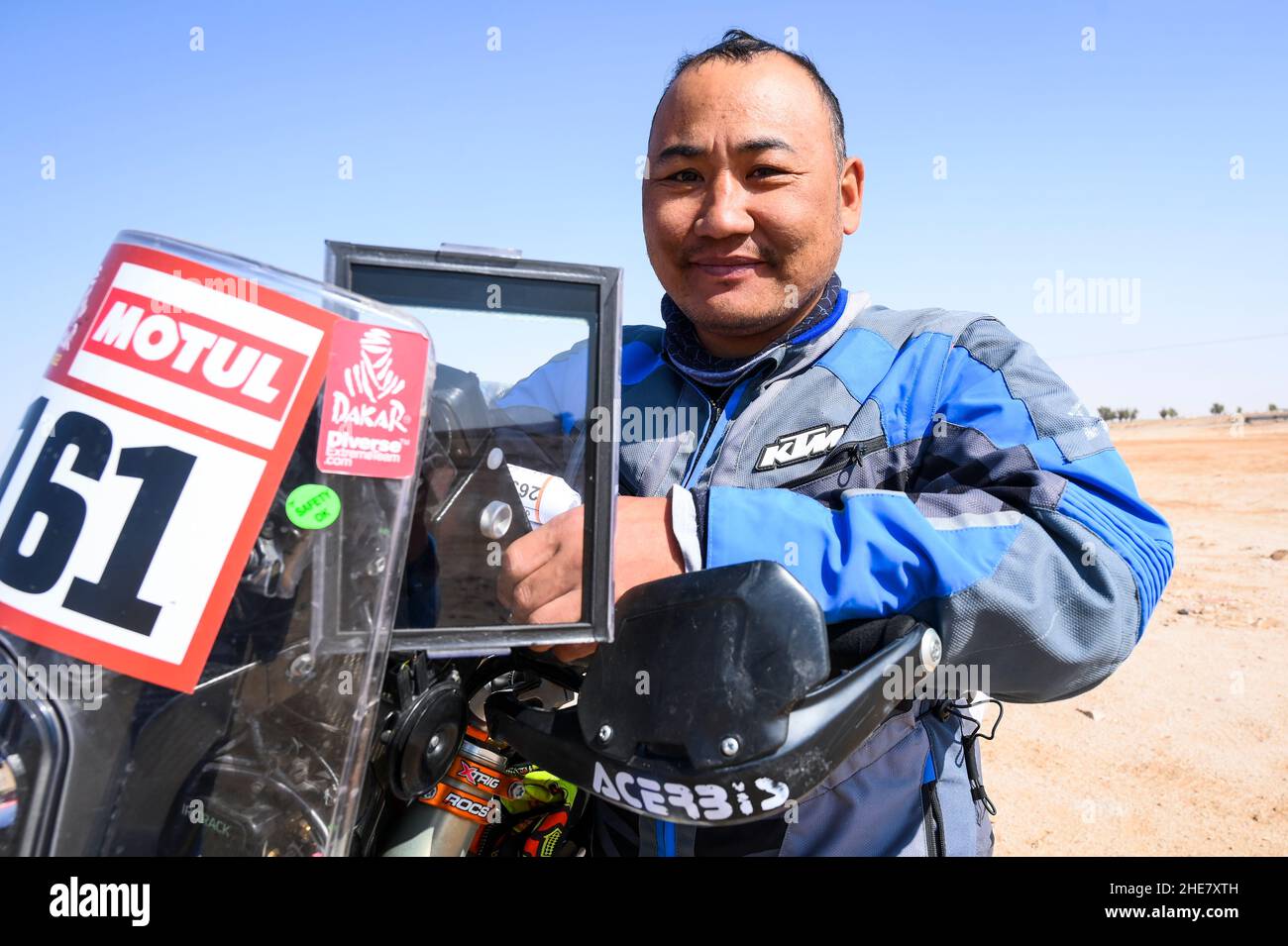 Al Dawadimi, Arabie Saoudite. 09th Jan, 2022. Baatar Battur (mng ...