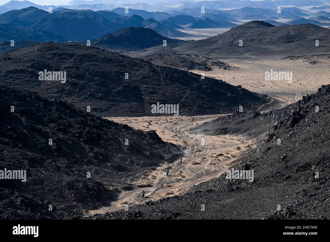 Al Dawadimi, Arabie Saoudite. 09th Jan, 2022. Illustration, bike during ...